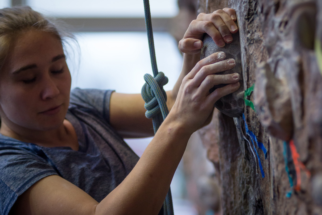Rock Wall at the MSUM Russell & Ann Gerdin Wellness Center